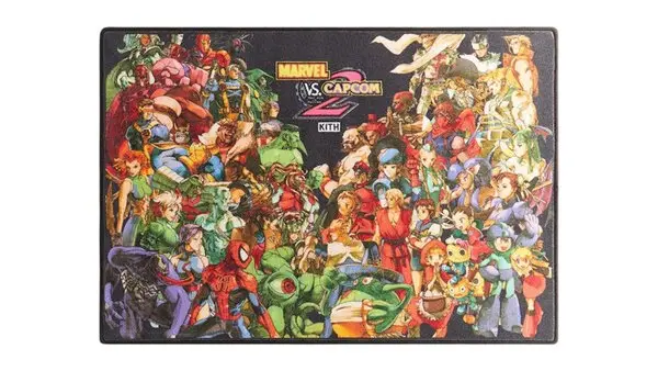 Kith X Marvel Vs. Capcom Printed Area Rug - Black