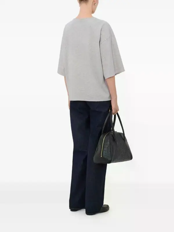 Loulou De Saison Drop-shoulder T-shirt - Grey