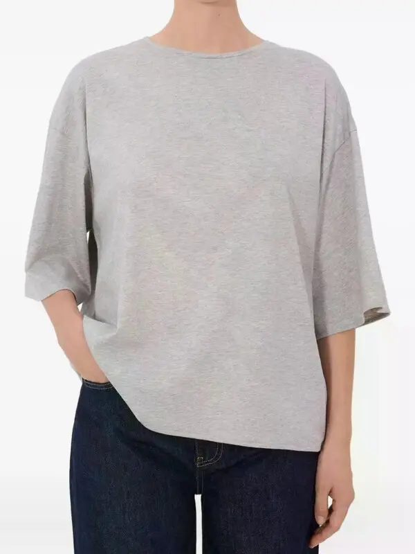 Loulou De Saison Drop-shoulder T-shirt - Grey
