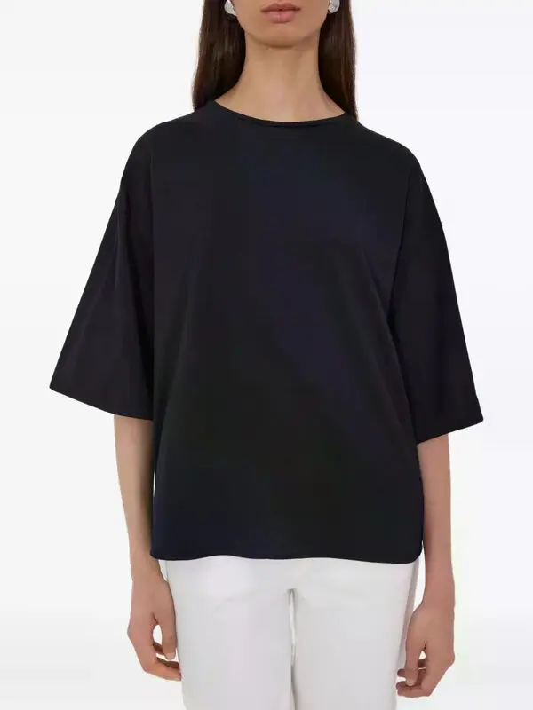 Loulou De Saison Drop-shoulder T-shirt - Black