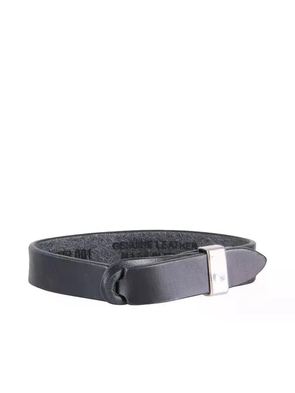 ORTIGNI Leather Bracelet - Black
