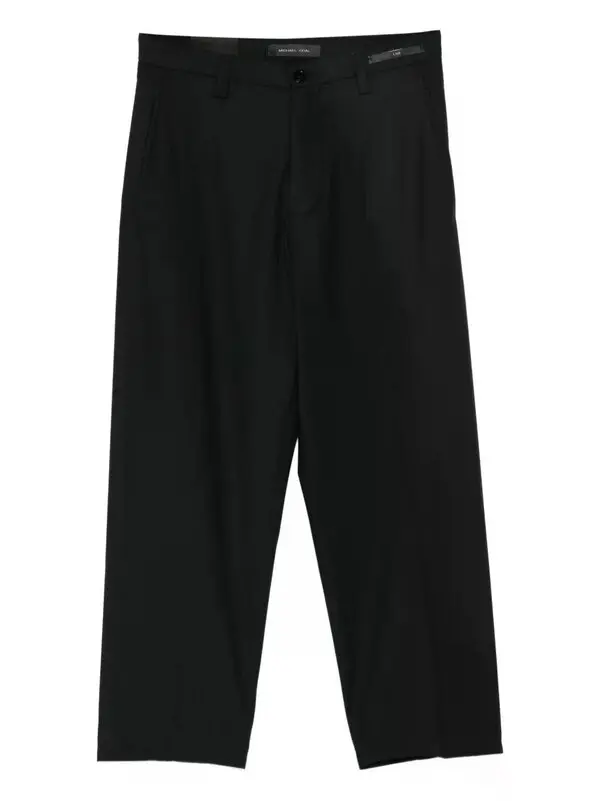 MICHAEL COAL Straight-leg Cropped Trousers