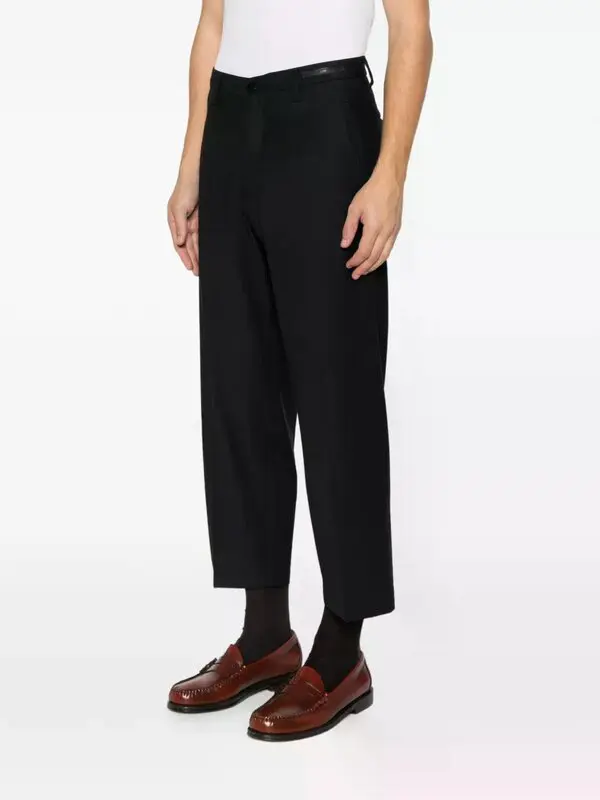 MICHAEL COAL Straight-leg Cropped Trousers
