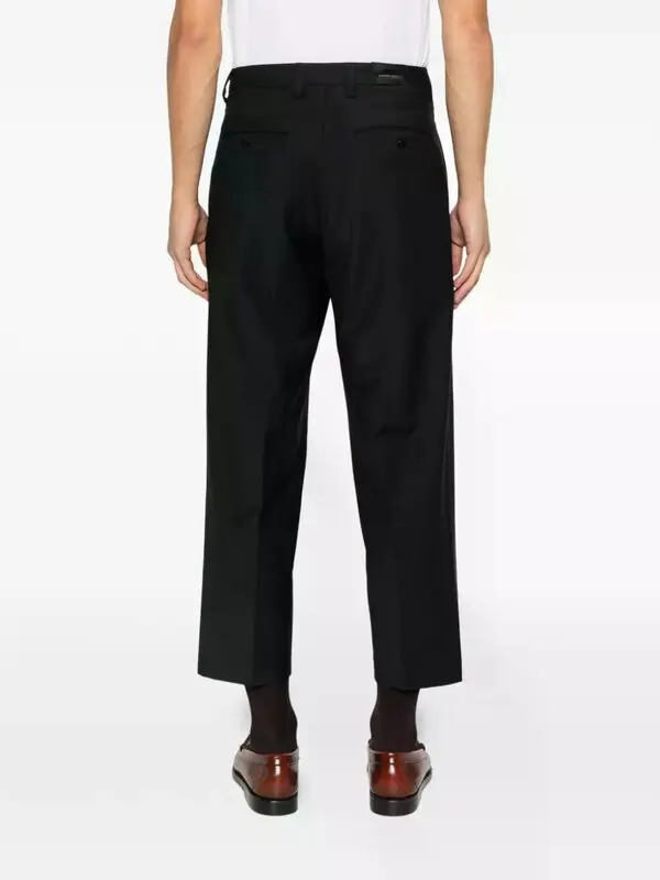 MICHAEL COAL Straight-leg Cropped Trousers