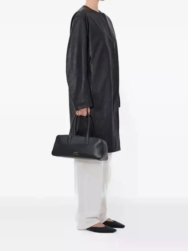 Loulou De Saison Yari Single-breasted Collarless Coat