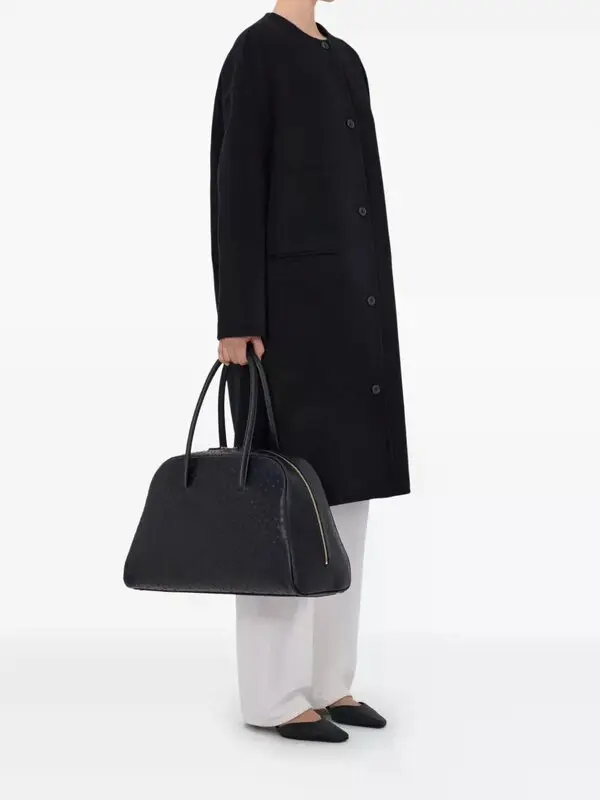 Loulou De Saison Kerry Collarless Coat - Black