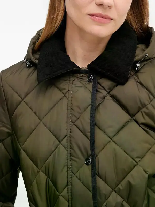 Dkny Quilted Hooded Parka