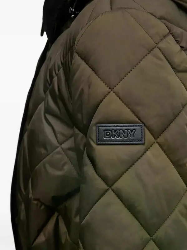 Dkny Quilted Hooded Parka