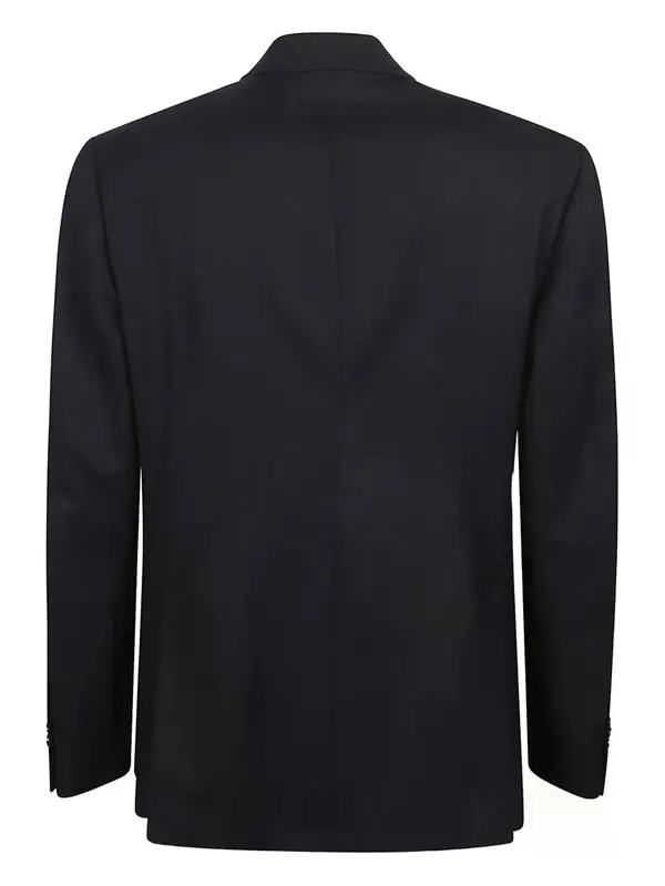 LARDINI Double-breasted Wool Blazer