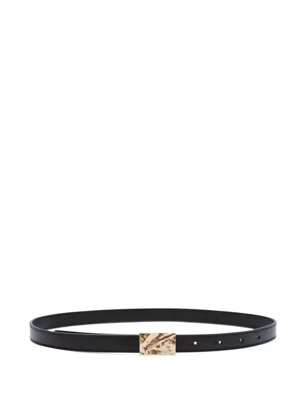 Loulou De Saison Minar Leather Belt - Black