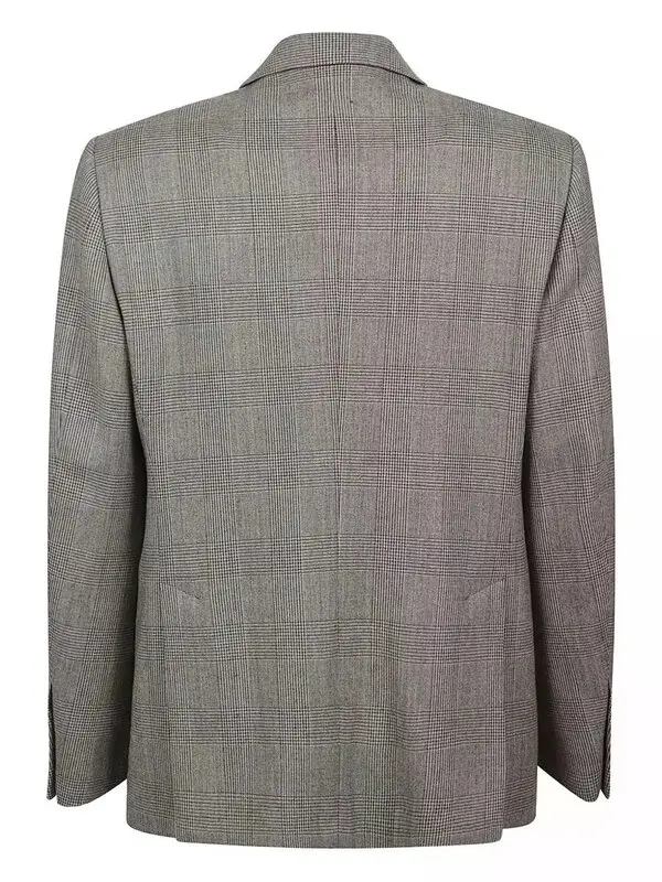 LARDINI Checked-pattern Single-breated Suit