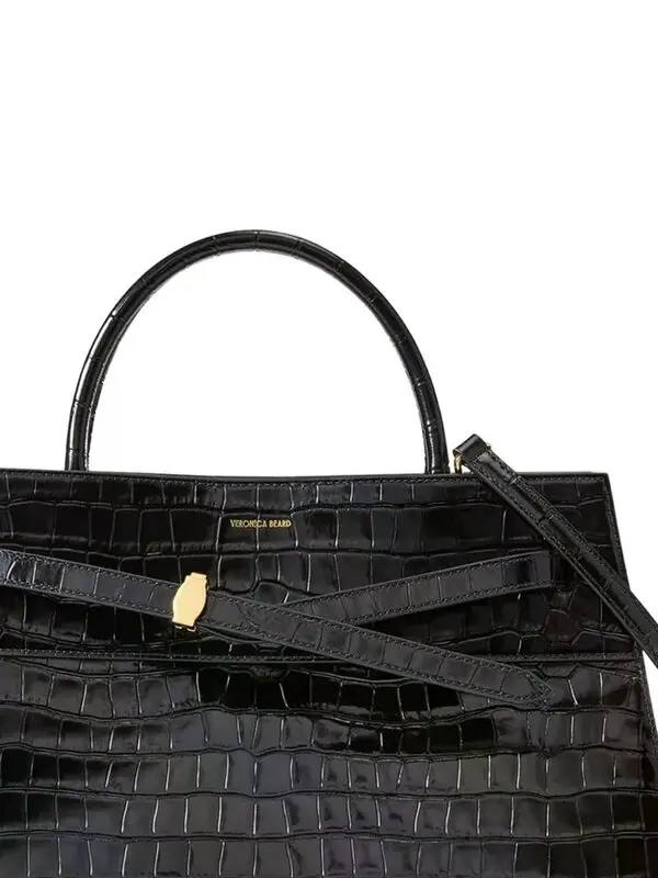 Veronica Beard Embossed Tote Bag - Black