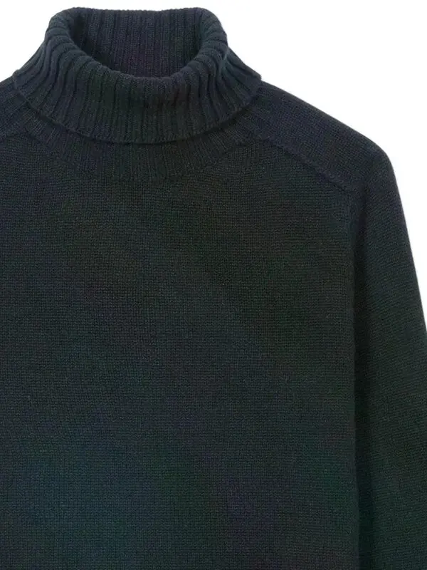 Eric Bompard Hammer-sleeved Roll-neck Sweater