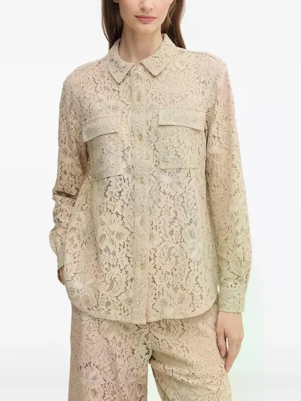 Dkny Lace Pocket Shirt