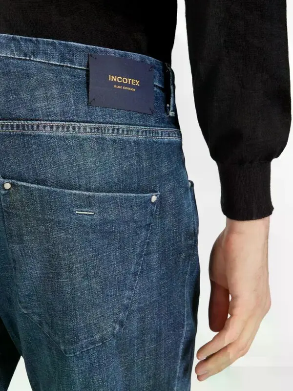SLOWEAR Five-pocket Tailored Trousers - Blue