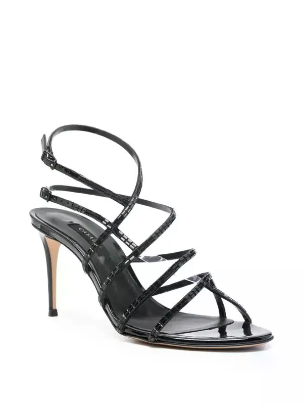 Casadei 90mm Round-toe Sandals