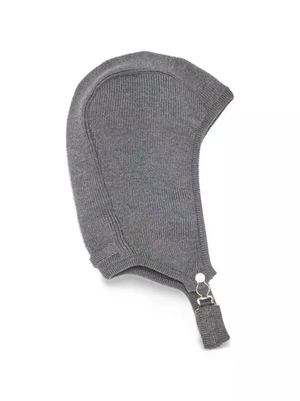JEAN PAUL GAULTIER Merino Wool Beanie - Grey