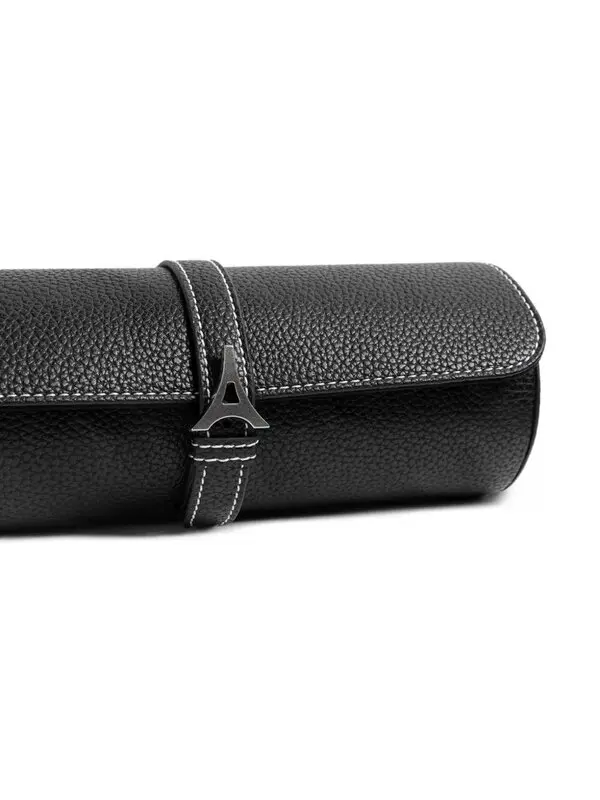 Manière De Voir Pebbled Faux-leather Watch Box