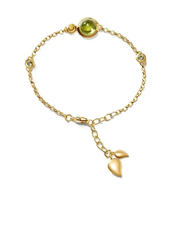 Tamara Comolli 18k Yellow Sapphire And Peridot Bracelet - Gold