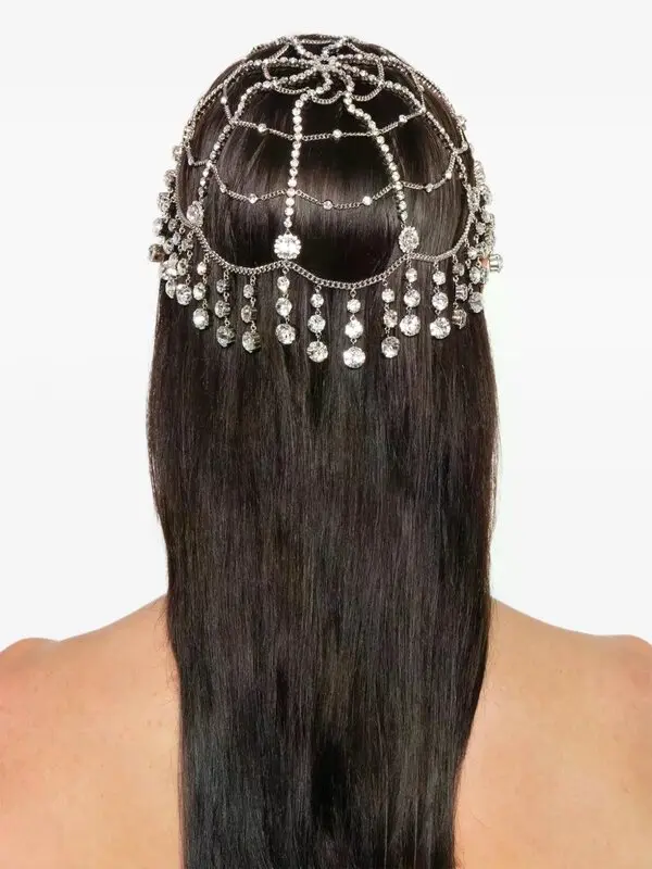 Rabanne Crystal-chain Headpiece