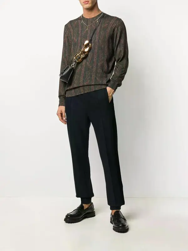 Etro Drawstring Straight Trousers