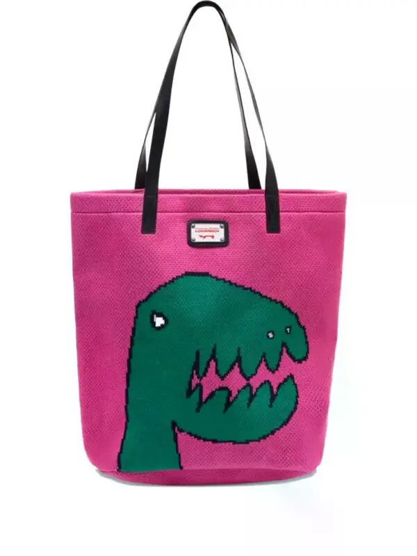 CHARLES JEFFREY Dinosaur-print Tote Bag