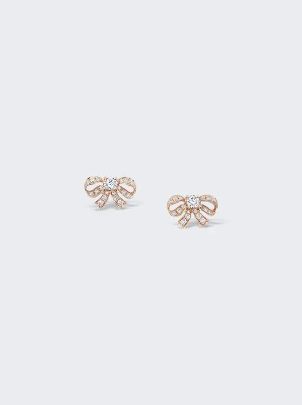 ANITA KO Diamond Bow Stud Earrings - Rg