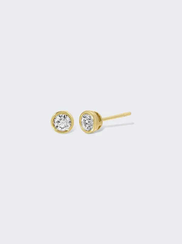 ANITA KO Round Diamond Stud Earrings - Yg