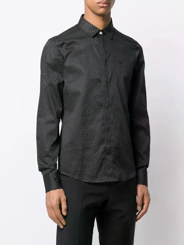 Emporio Armani Polka Dot Pattern Shirt