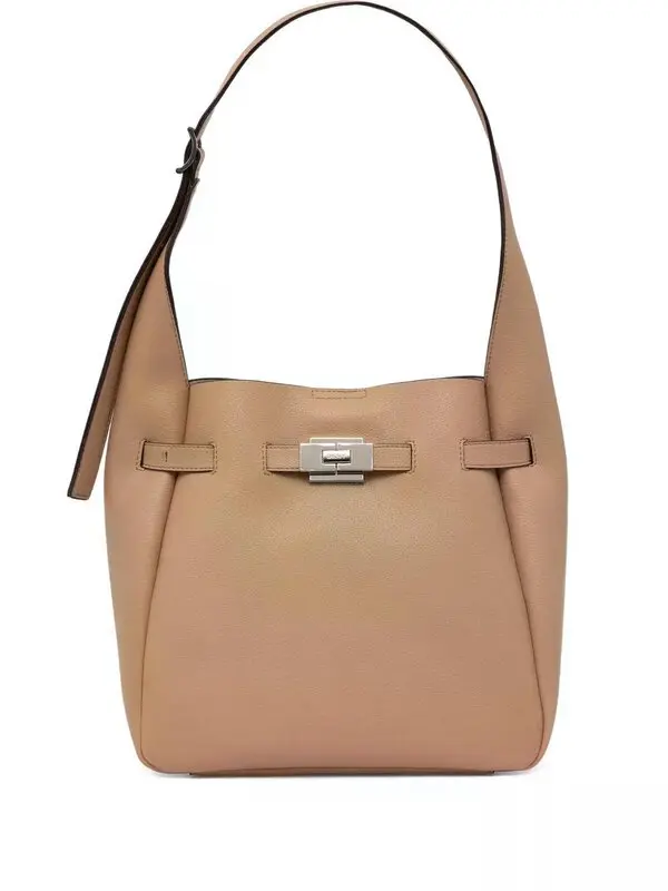 Dkny Buckle-detail Tote Bag - Brown