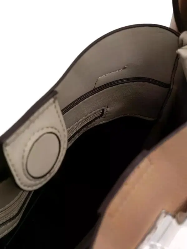 Dkny Buckle-detail Tote Bag - Brown