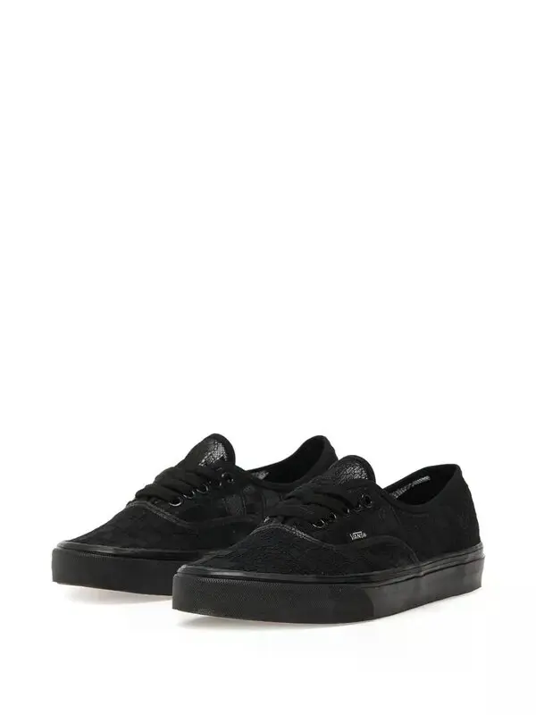 VANS Heritage Checkered Lace Authentic Sneakers - Black