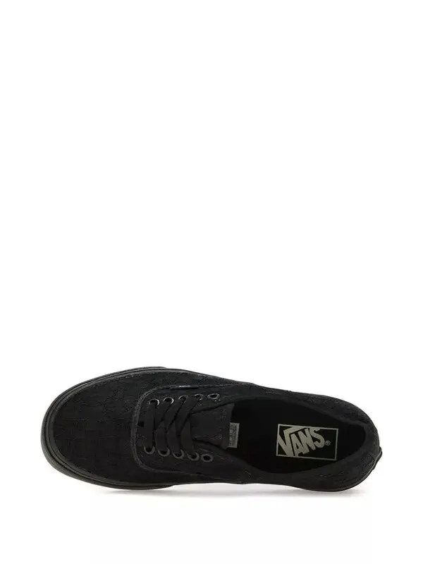 VANS Heritage Checkered Lace Authentic Sneakers - Black