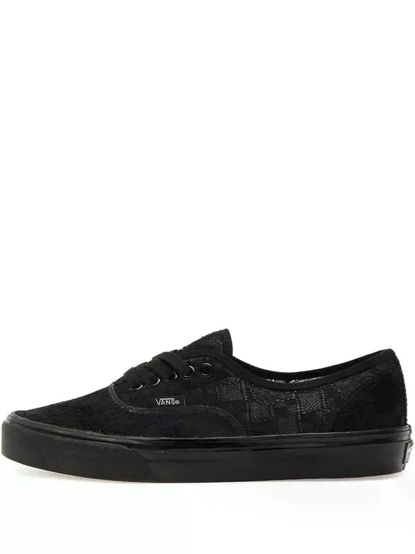 VANS Heritage Checkered Lace Authentic Sneakers - Black