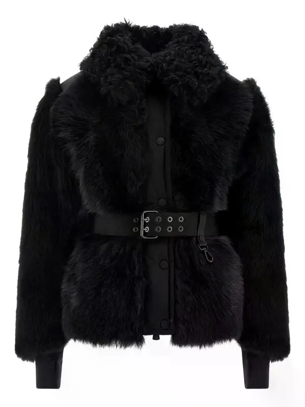 Moncler Valdivian Shearling Faux Fur Jacket