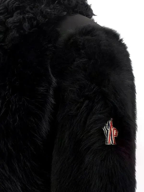 Moncler Valdivian Shearling Faux Fur Jacket