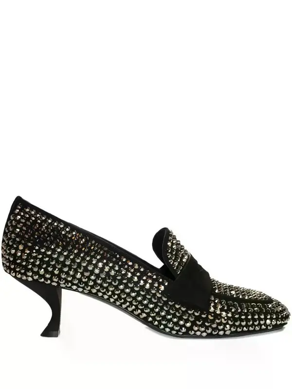LA ROSE 50mm Crystal-embellished Pumps