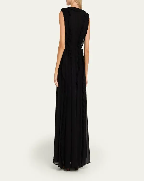 Ulla Johnson Aida Cascading Ruffle Gown