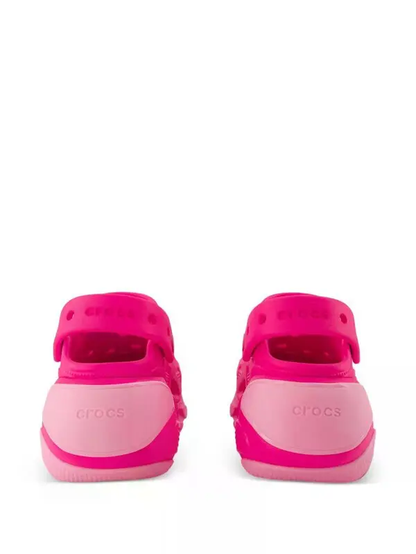 CROCS Platform Heel Clogs - Pink