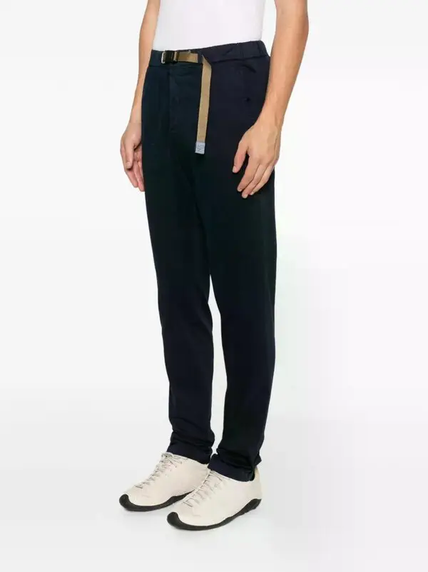 WHITE SAND Belted Trousers