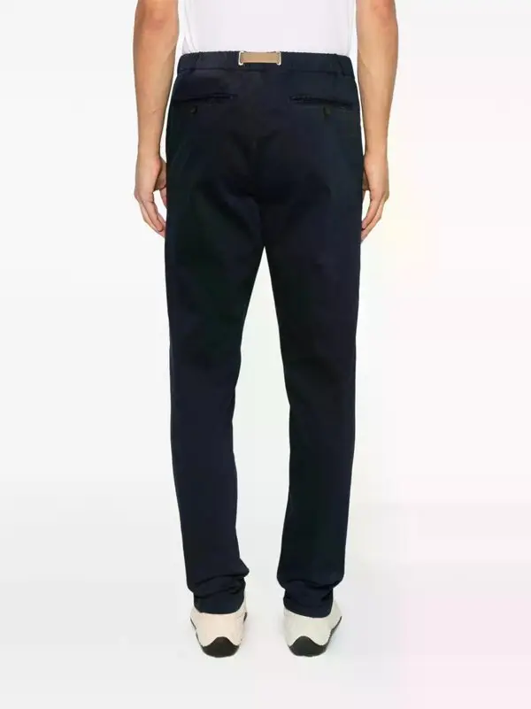 WHITE SAND Belted Trousers