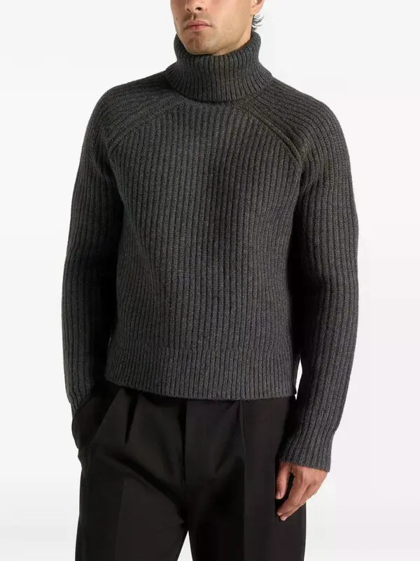Manière De Voir Rudy Roll-neck Chunky-knit Sweater
