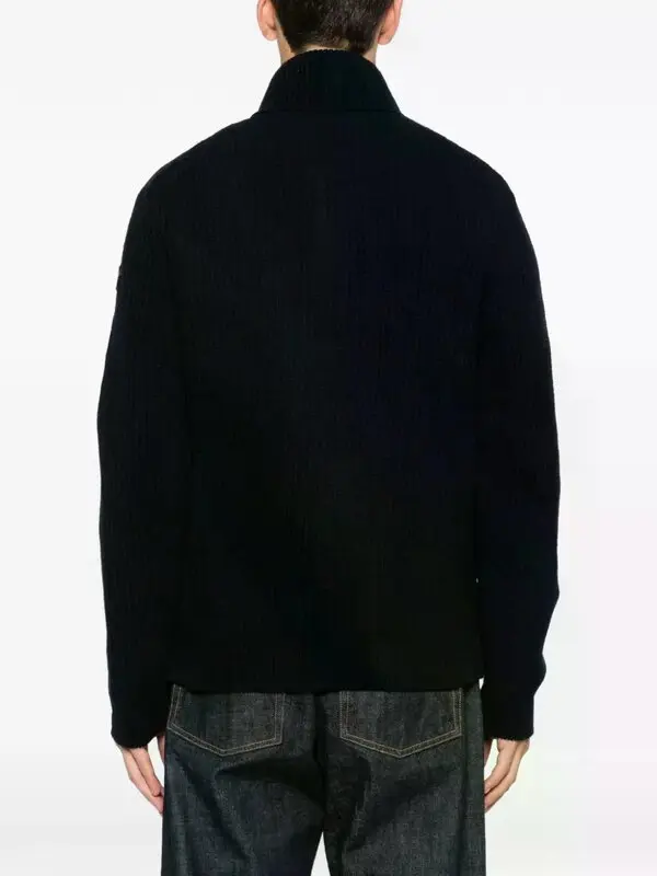Moncler Padded Front Panel Zip Sweater