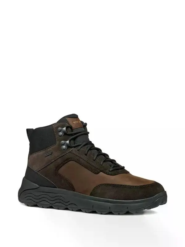 Geox Spherica 4x4 Abx Lace-up Panelled Boots