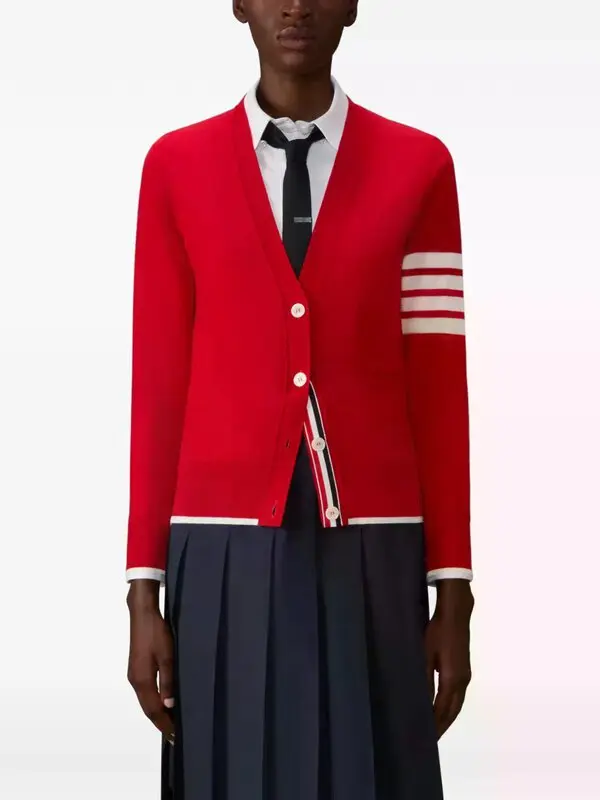 Thom Browne 4-bar Wool Cardigan