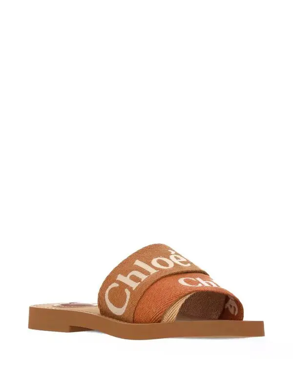 Chloé Logo Strap Sandals
