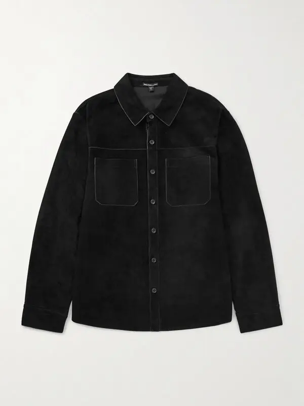 JAMES PERSE Suede Shirt