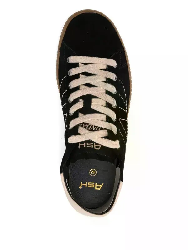 Ash Star-appliqué Sneakers - Black