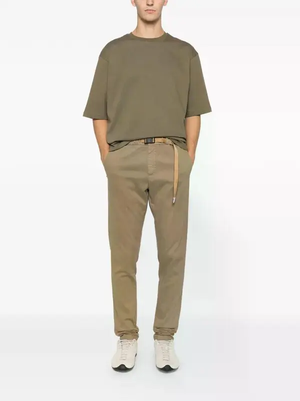 WHITE SAND Robert Belted Trousers
