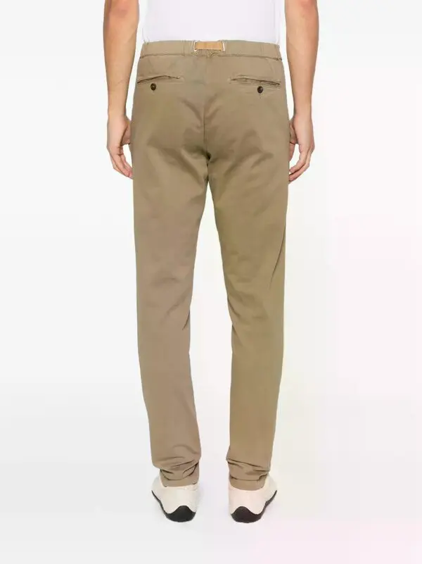 WHITE SAND Robert Belted Trousers
